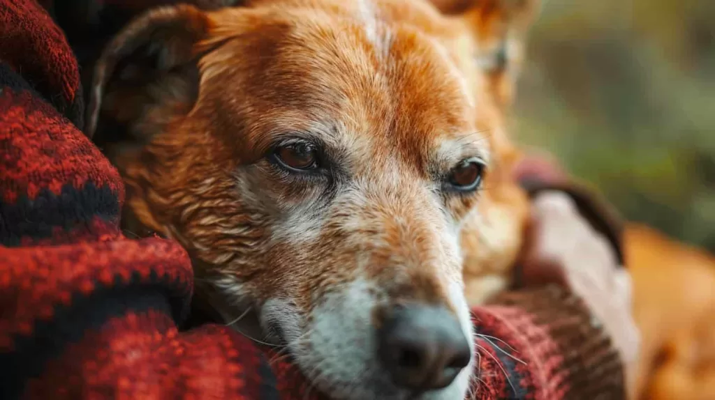 Síntomas y comportamientos de un perro al final de su vida